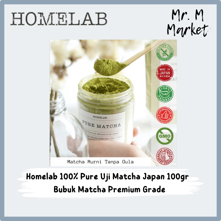 Jual Homelab 100% Pure Uji Matcha Japan - Mr M Market | Bubuk Matcha ...