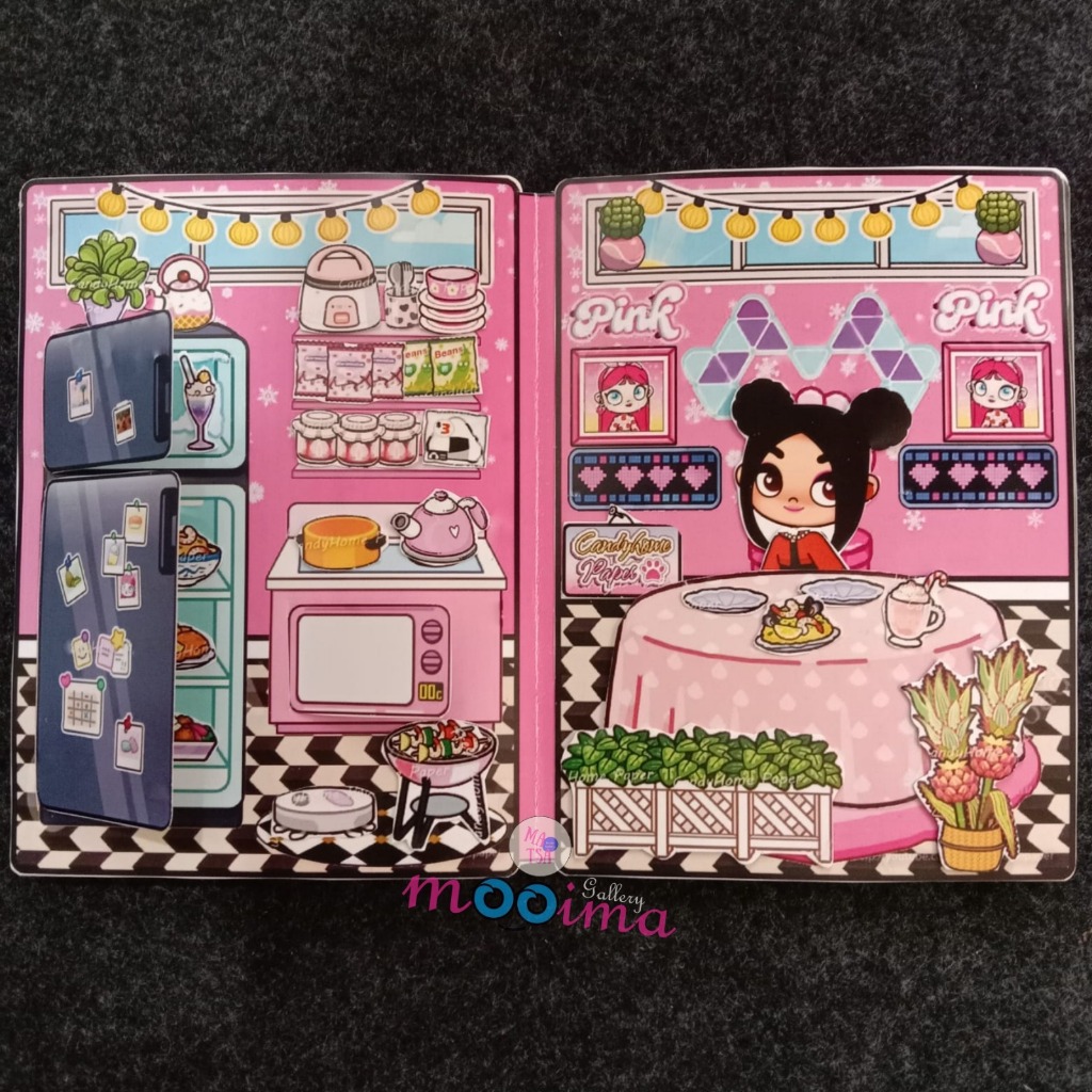 Jual Quiet Book Avatar World Series Black pink Mainan Edukasi Anak ...