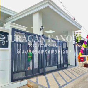 Jual Pagar dorong minimalis / pagar plat terpasang surabaya | Shopee ...