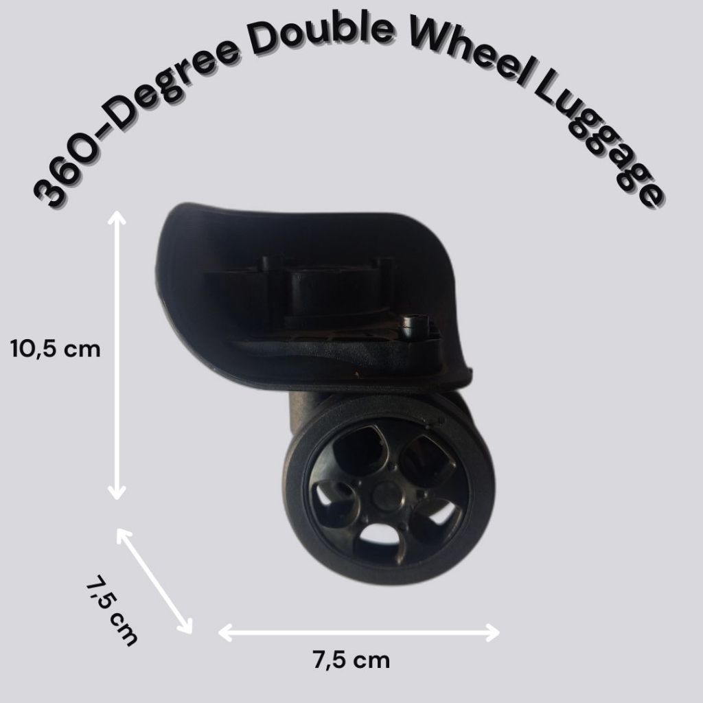 Jual Roda Double / 360-Degree Double wheel luggage | Shopee Indonesia
