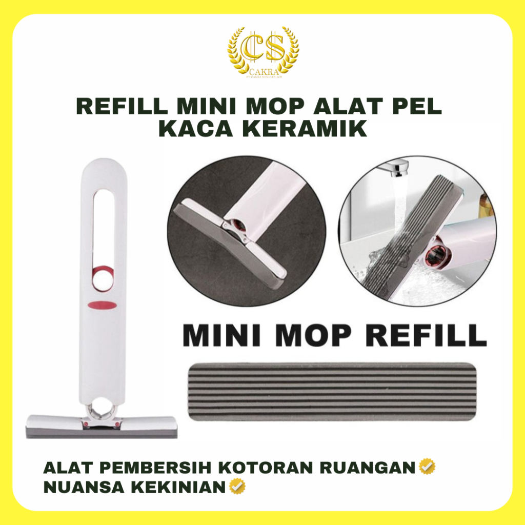 Jual CS Spons Busa Refill Alat Pel Mini Mop | Shopee Indonesia