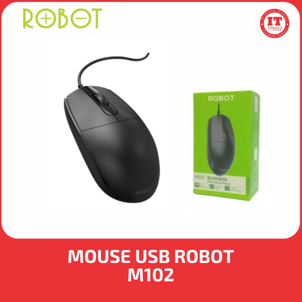 Jual MOUSE USB M102 ROBOT KABEL | Shopee Indonesia