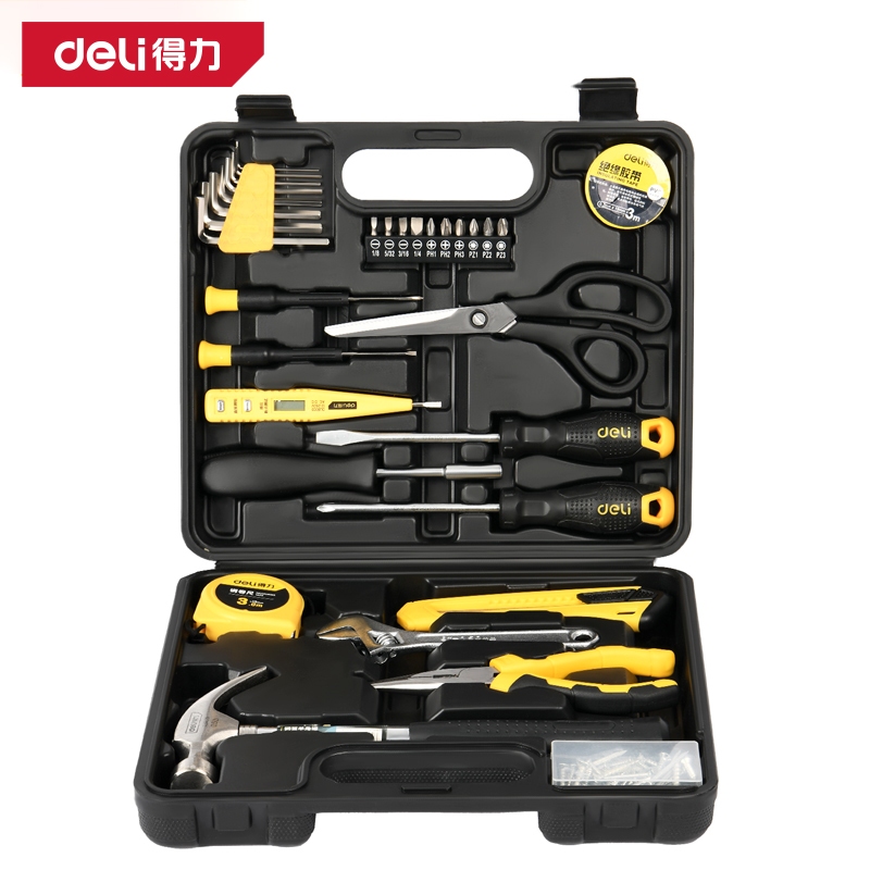Jual Deli Tools / Deli Set Perkakas / Basic Repair Kit 32 PCS / DL1032K ...