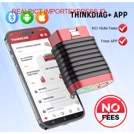 Jual IE THINKCAR BD6 Bluetooth Auto OBD2 Scanner Full System 5 RESET ...