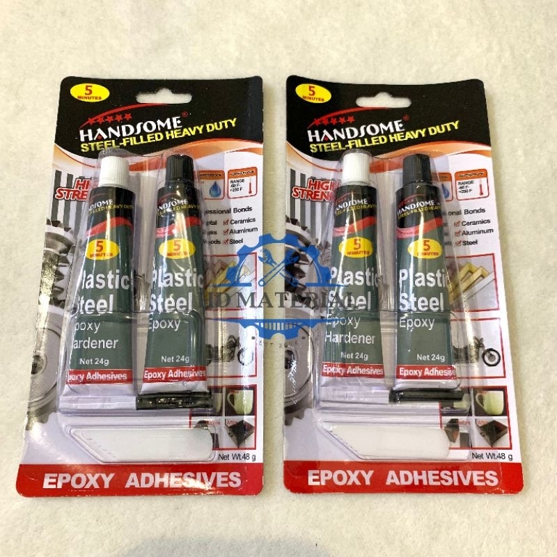 Jual Lem 5 Menit / Lem Besi / Plastic Steel / Lem Epoxy Handsome ...