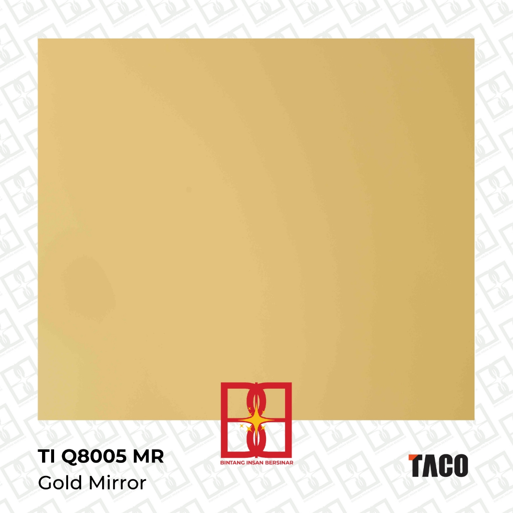 Jual TACO ULTIMATE HPL TI Q8005 MR (Gold Mirror) | Shopee Indonesia