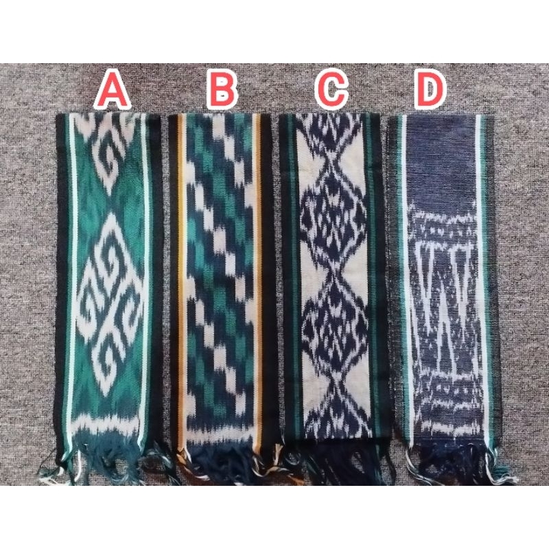 Jual Syal Tenun Ethnic L12 Motif Toraja Dayak Sintang Kalimantan Lurik ...