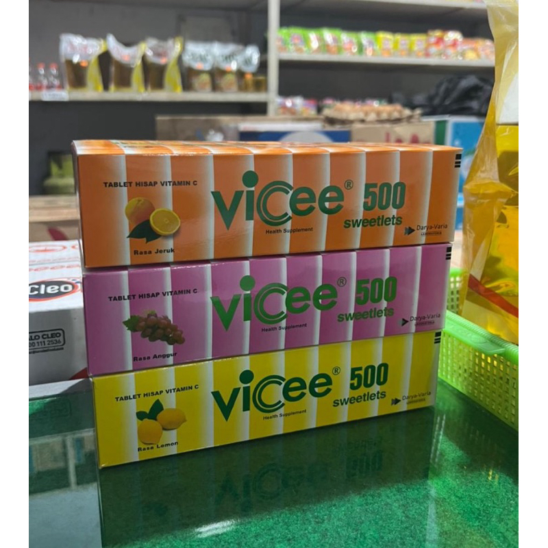 Jual VICEE Vitamin C tablet hisap | Shopee Indonesia