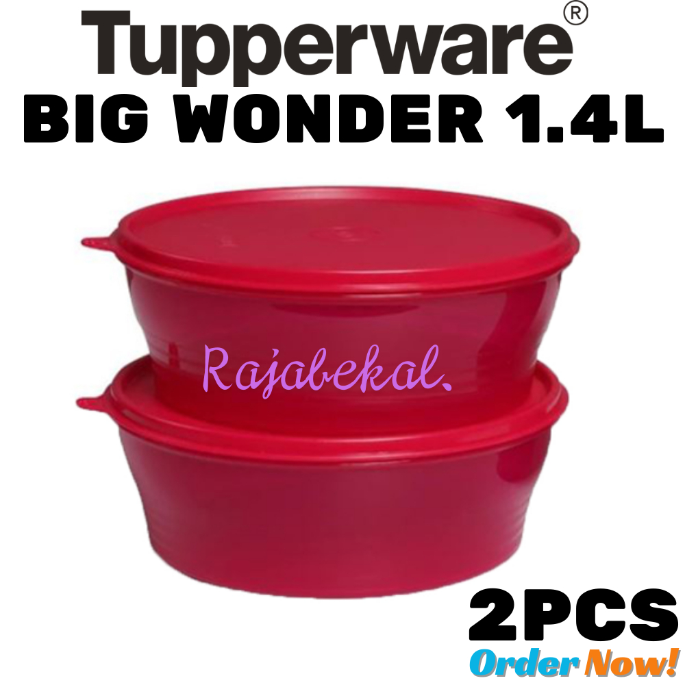 Jual PROMO Tupperware Big Wonder 1.4L Mangkuk besar bertutup | Shopee ...
