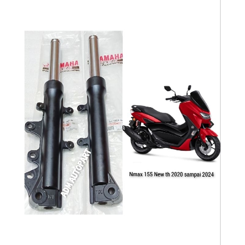 Jual AS SHOCK TABUNG DEPAN SET KOMPLIT 2PCH 2DP YAMAHA NMAX 155 NEW TH ...