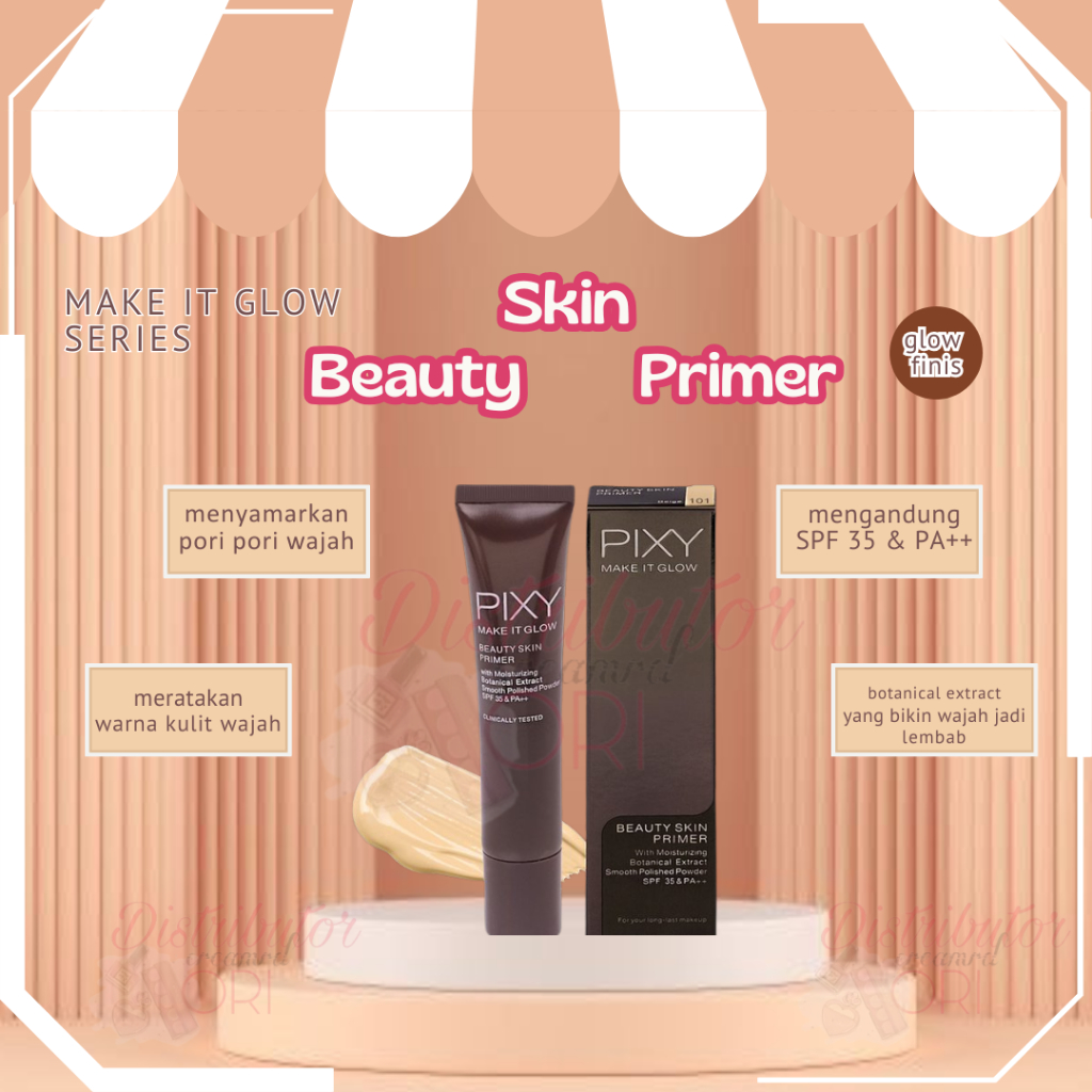 Jual PIXY MAKE IT GLOW BEUTY SKIN PRIMER | BPOM ORIGINAL | Shopee Indonesia