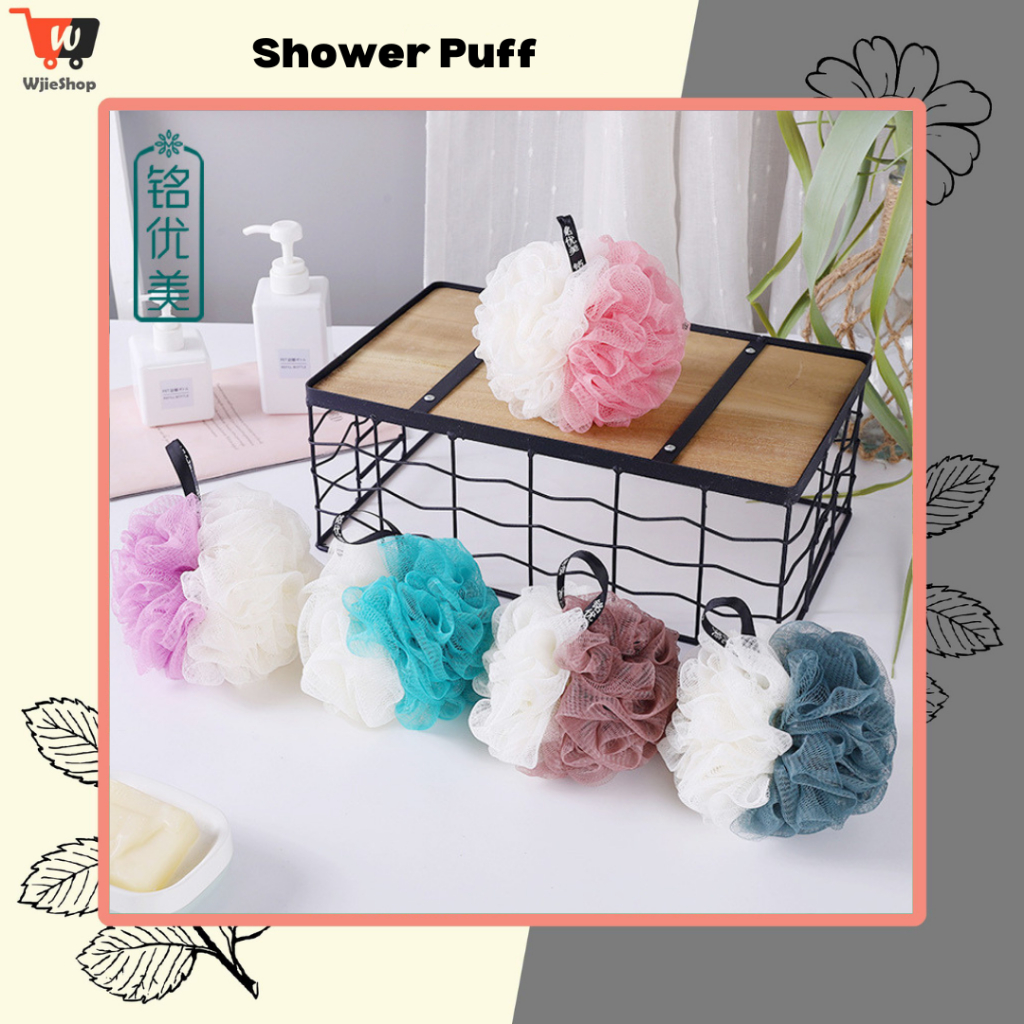 Jual Shower Puff Spons Mandi Besar Sponge Busa Bulat | Shopee Indonesia