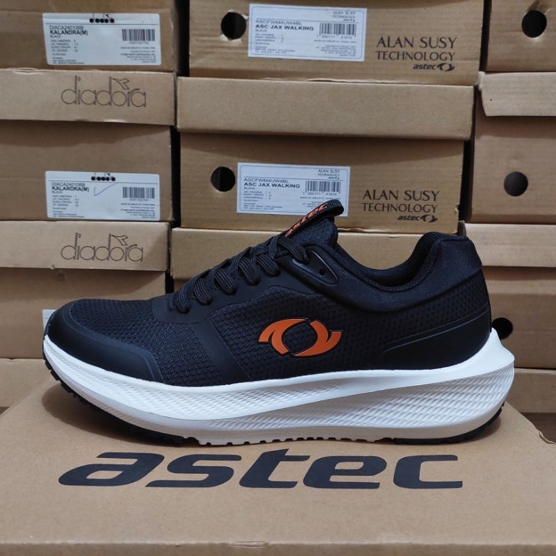Jual Sepatu Astec Jansen Running Original - Black | Shopee Indonesia