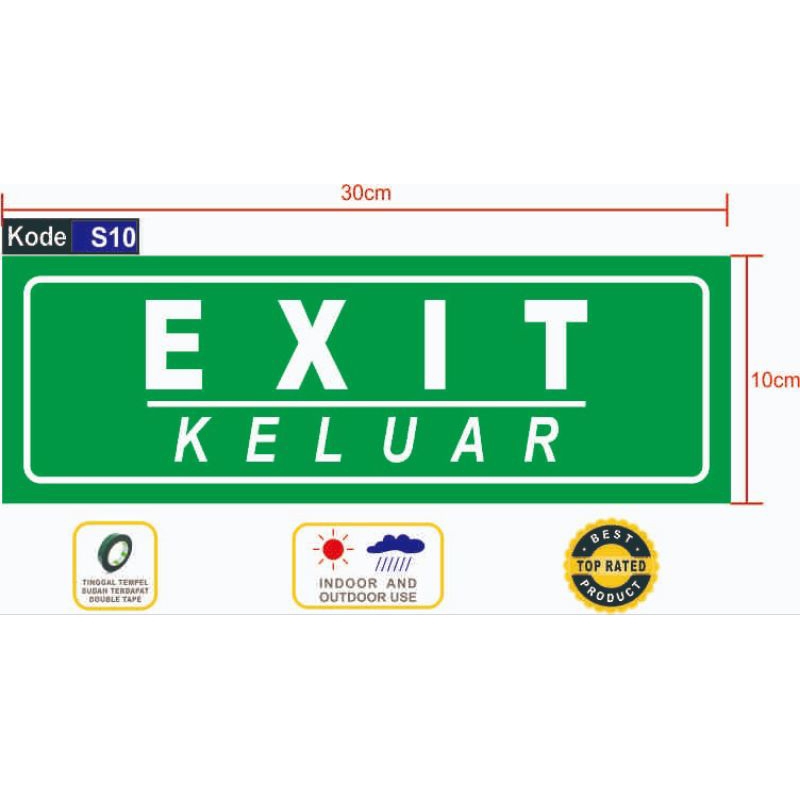 Jual Sign - Sign Larangan - Rambu Rambu - Sticker Cutting | Shopee ...