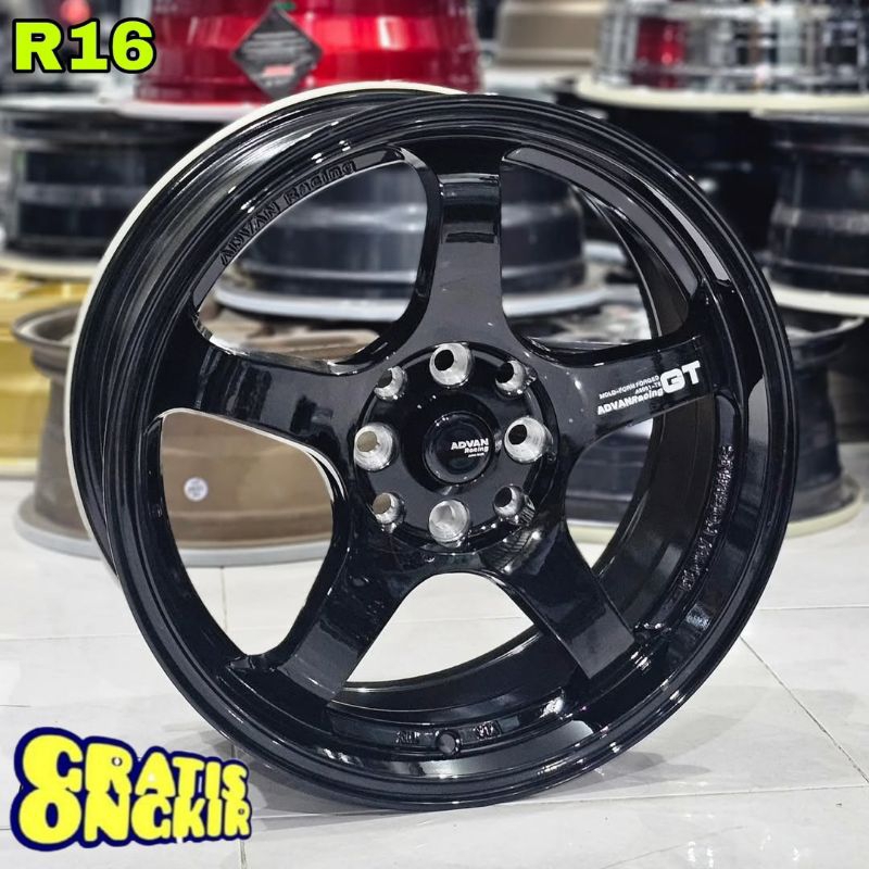 Jual velg mobil R16 ADVAN GT PCD 4X100 - 4X114,3 velg Avanza Xenia ...