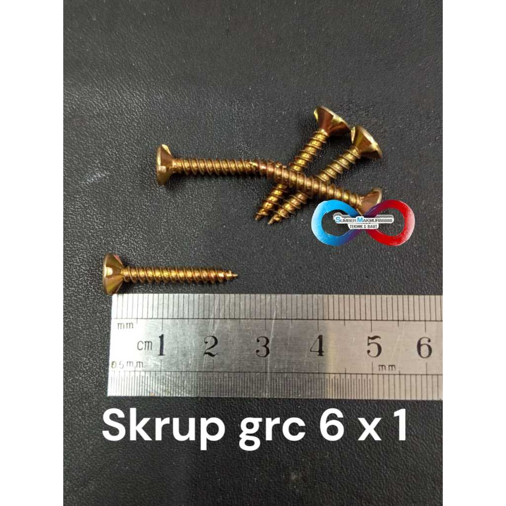 Jual Skrup Kalsiboard 6 x 1, Skrup grc per 100 pcs | Shopee Indonesia