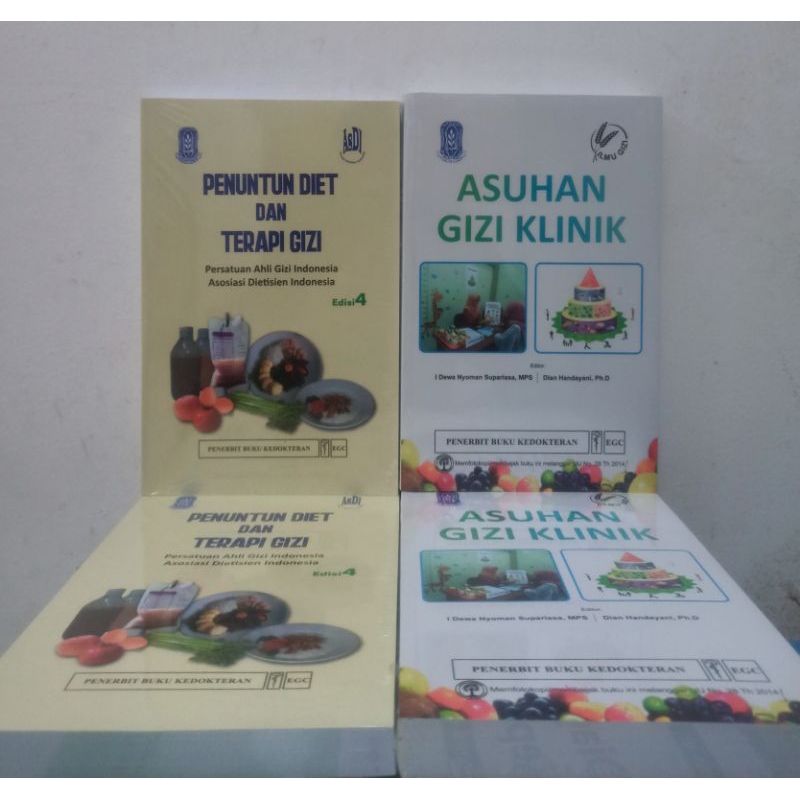 Jual Paket Hemat Penuntun Diet dan Terapi Gizi Edisi 4 + Asuhan Gizi ...