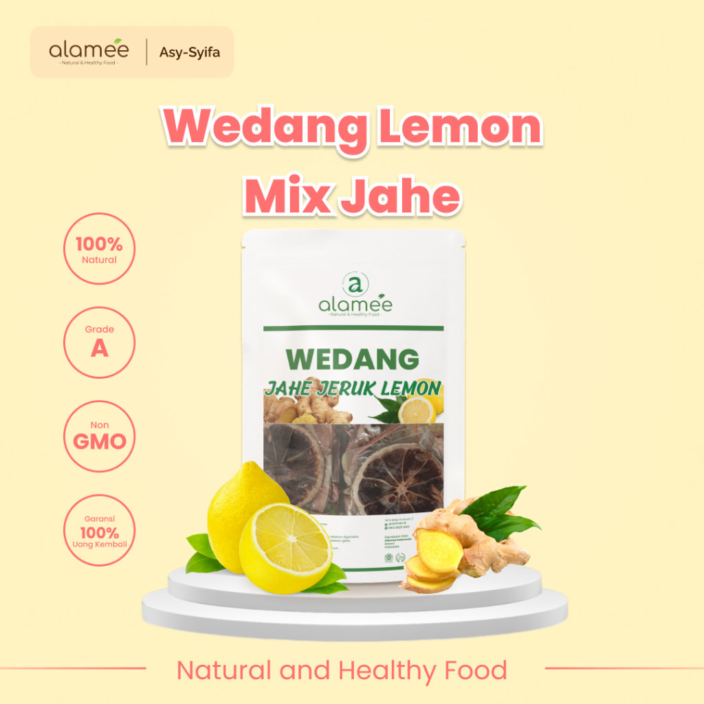Jual Wedang Jahe Jeruk Lemon Rempah Minuman Herbal Alami Langsung Seduh ...