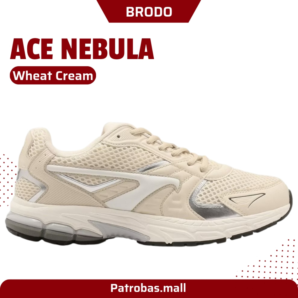 Jual BRODO Ace Nebula Wheat Cream Sepatu Sneakers Casual Pria Original ...