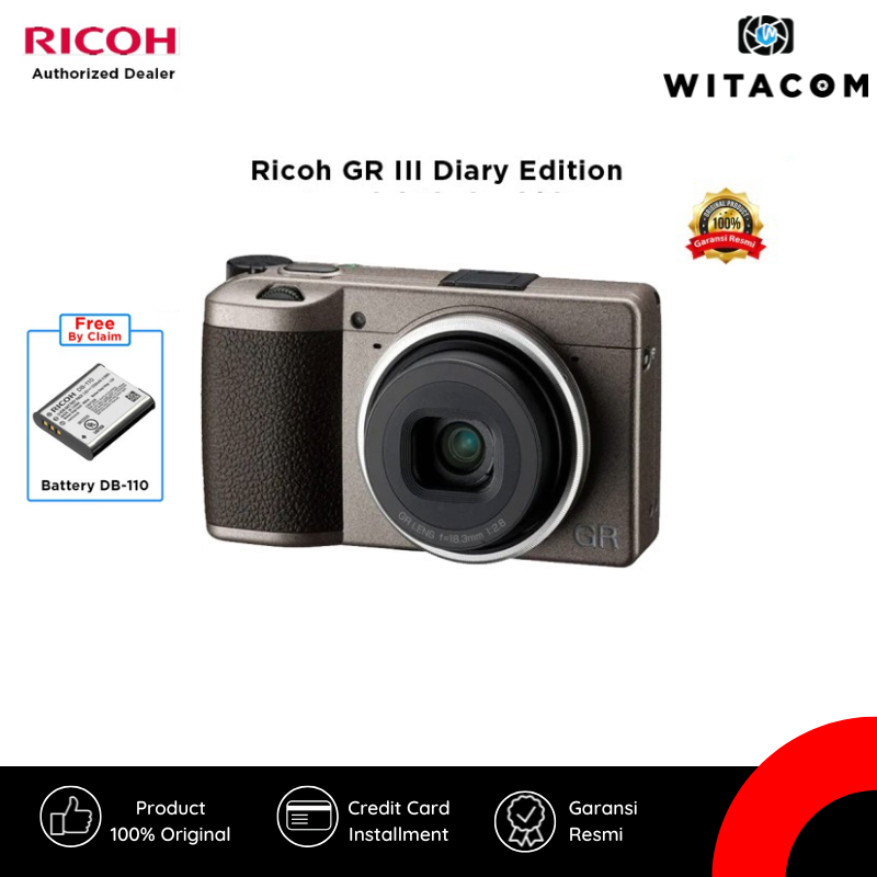 Jual Ricoh GR3 / GR III Diary Edition Body Kit - Garansi Resmi | Shopee Indonesia