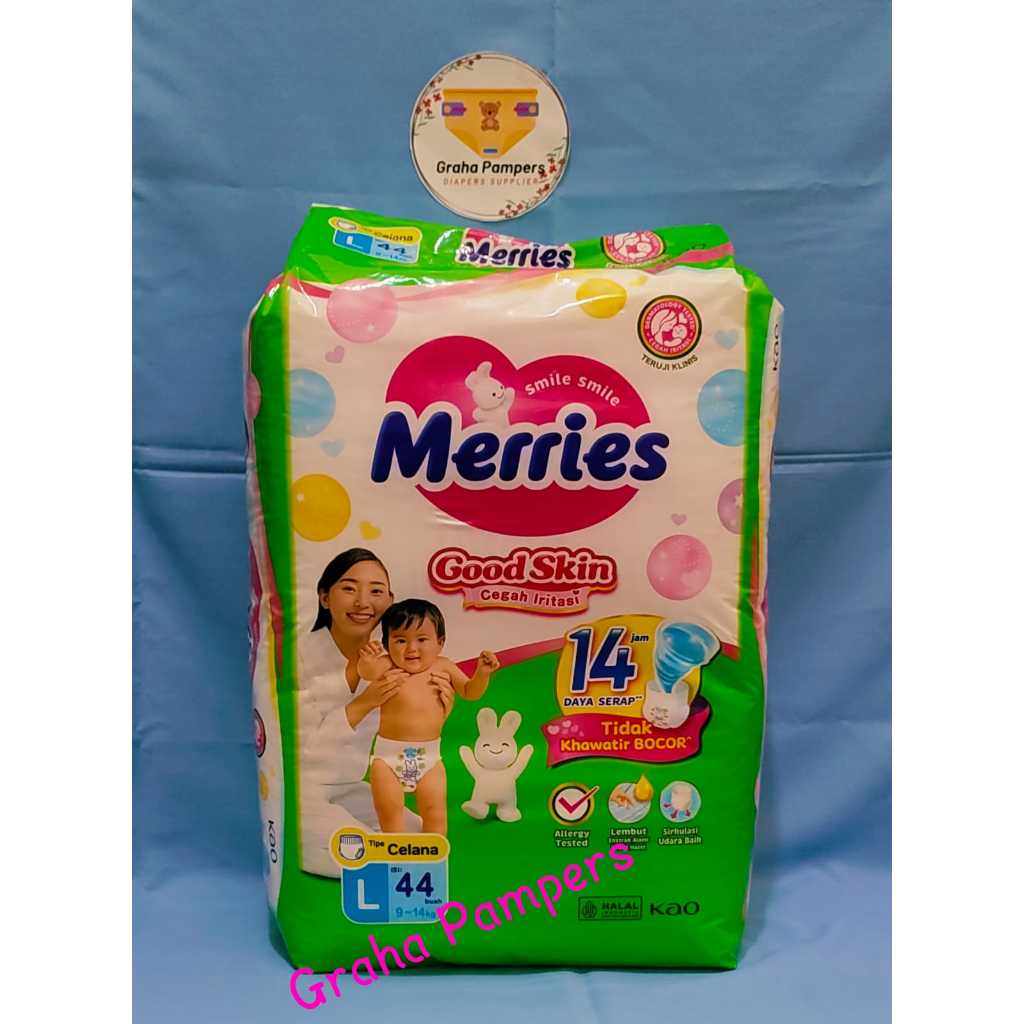 Jual Merries pants good skin M50 L44 XL38 XXL28 XXL18 Popok Anak Popok ...