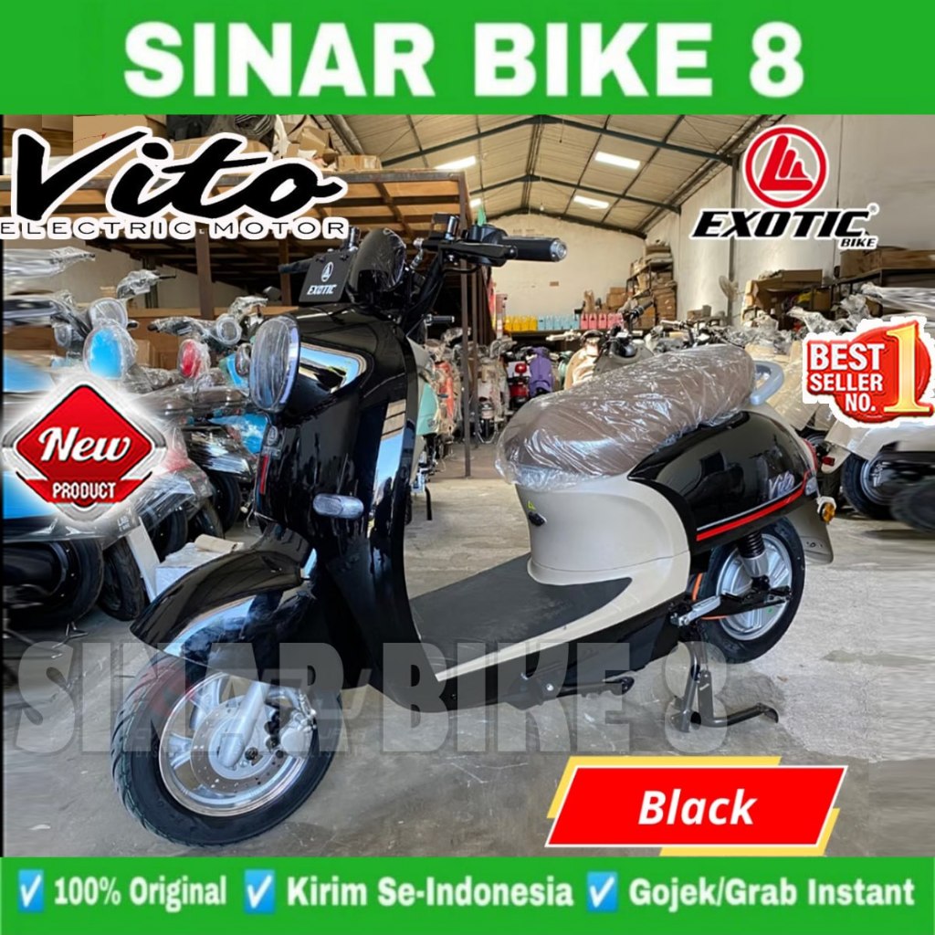 Jual Sepeda Motor Listrik Electric E Bike EXOTIC VITO 1000 Watt ...