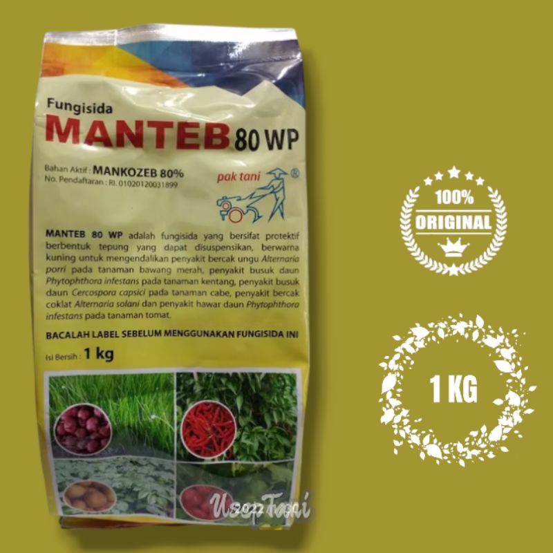 Jual MANTEB 80 WP 1 KG FUNGISIDA MANKOZEB | Shopee Indonesia