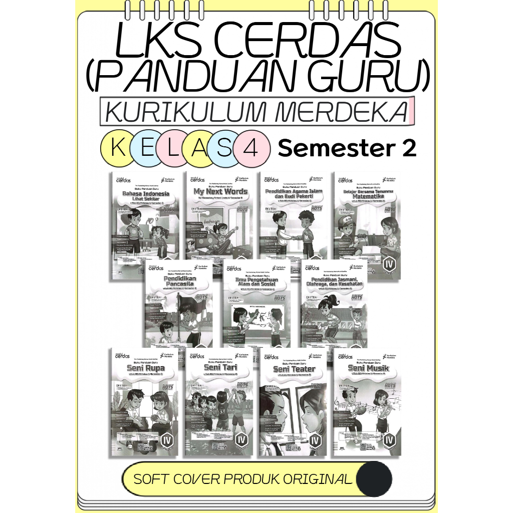 Jual LKS CERDAS PANDUAN GURU KELAS 4 SD SEMESTER 2 KURIKULUM MERDERKA (PT Warna Mukti Grafika ...