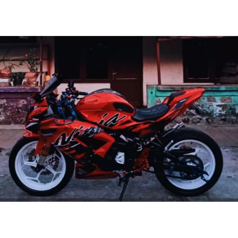Jual Decal Striping Ninja 250 Mono SL Stiker Variasi Motif Bercak ...