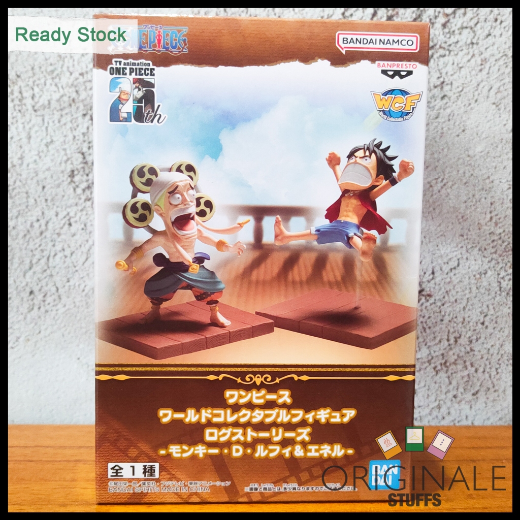Jual WCF One Piece Log Stories Monkey D Luffy vs Enel Figure Japver Original | Shopee Indonesia