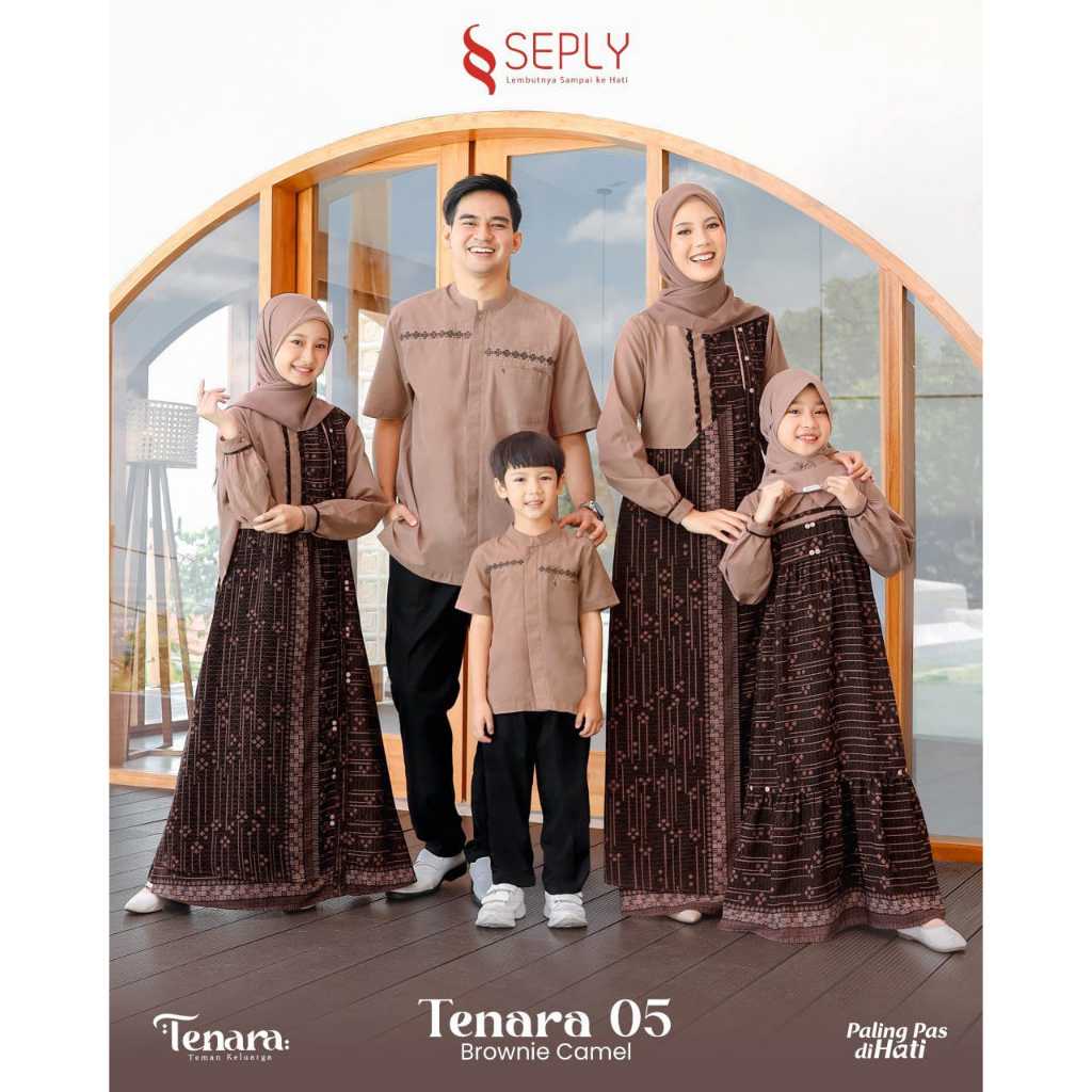 Jual SARIMBIT SEPLY 2025 TENARA 05 BROWNIE CAMEL // COUPLE SEKELUARGA ...