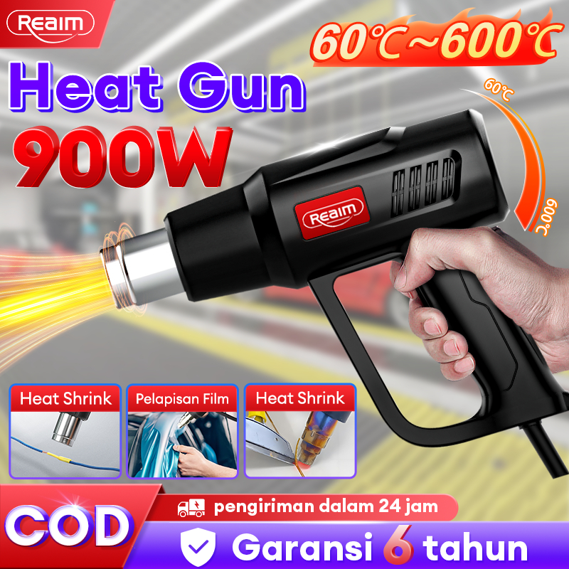 Jual REAIM Heat Gun 220V Air Hot Gun H&L Pro Senapan Panas Pistol Angin Heat Gun Alat Pemanas ...