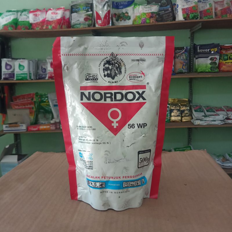 Jual Fungisida/Bakterisida Nordox 56WP 500gr (Tembaga Oksida 56% ...