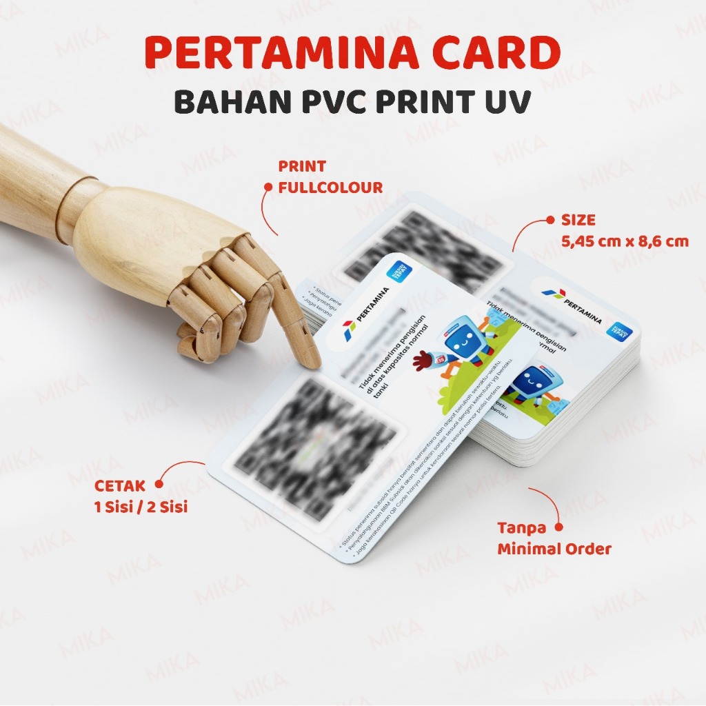 Jual Cetak Kartu Pertamina Barcode Custom Print UV PVC PREMIUM 1 SISI / 2 SISI ID CARD | Shopee ...