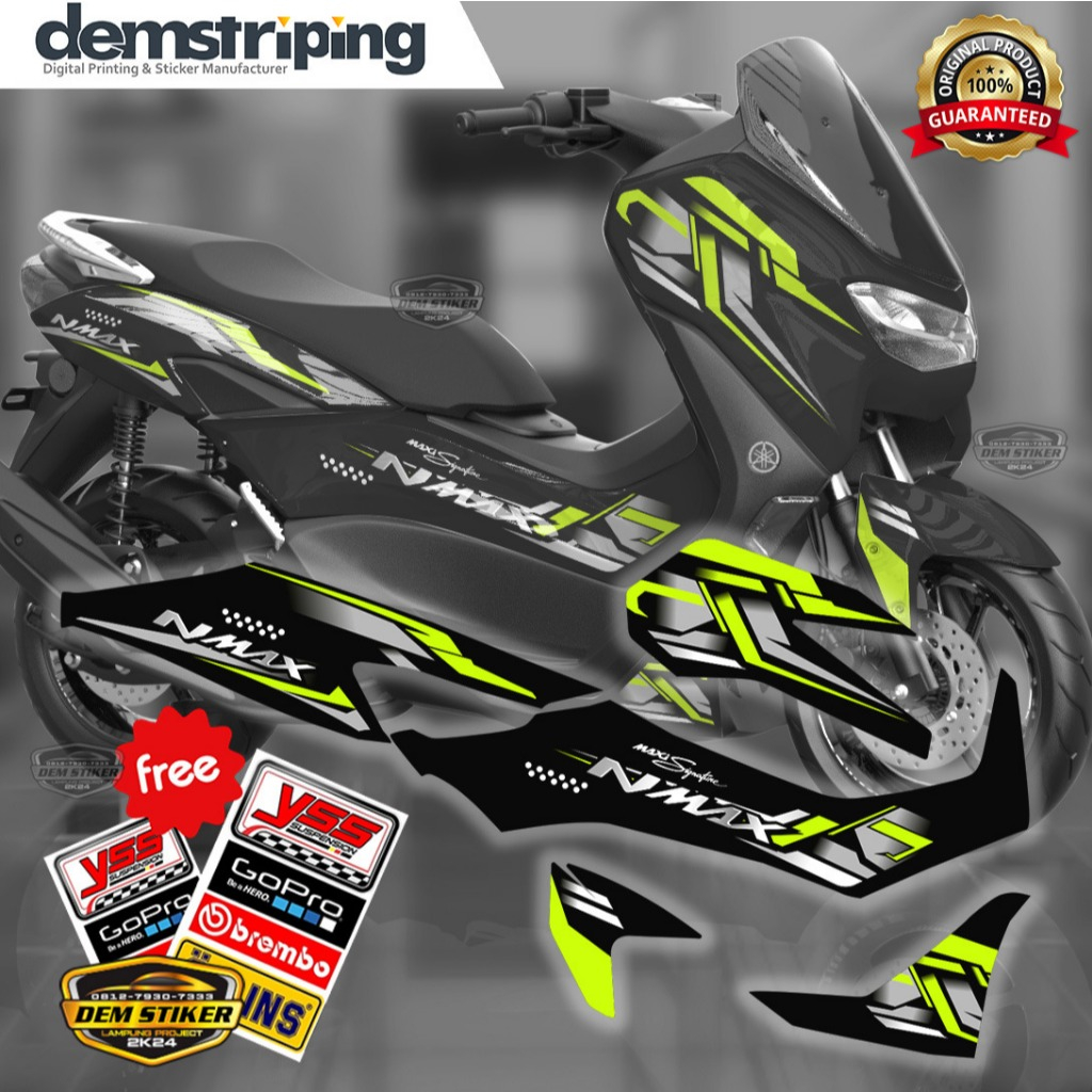 Jual Decal Striping Nmax New Motif Simple Kekinian Dan Terbaru | Shopee ...