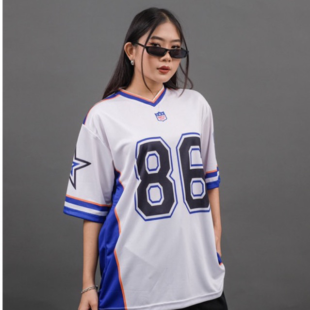 Jual Jersey oversize simple basic nfl 86 / jersey rugby / jersey ...