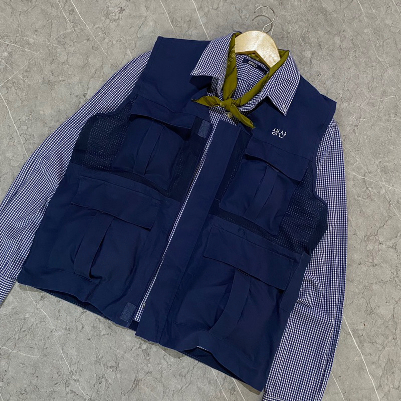 Jual Multipocket vest biru tua | Shopee Indonesia