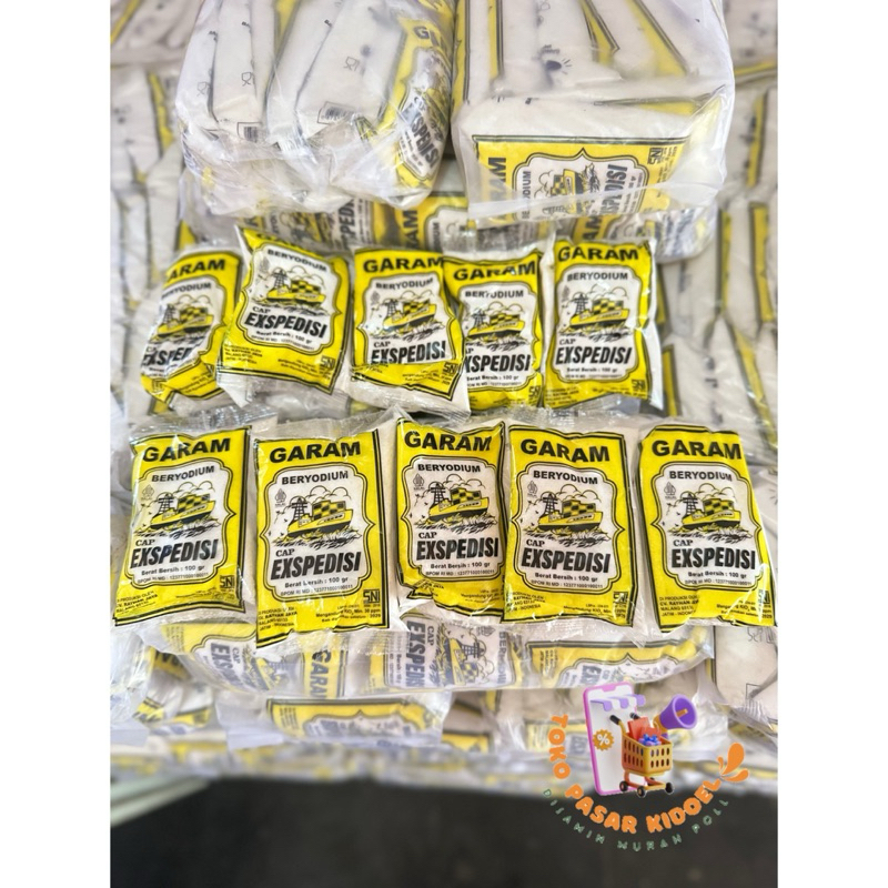 Jual (10 PCS) Garam Masak Cap Kapal Ekpedisi 100gr Himalaya Dapat 10 ...