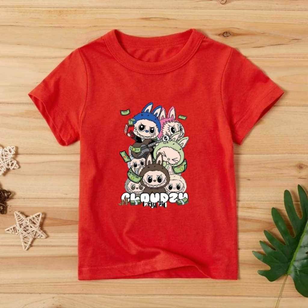Jual Hazel Kids Kaos Anak Gambar Labubu Laki Laki Perempuan Distro Kaos ...