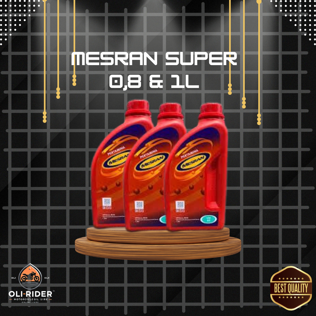 Jual Oli Pertamina Mesran Super 0.8 L | Shopee Indonesia