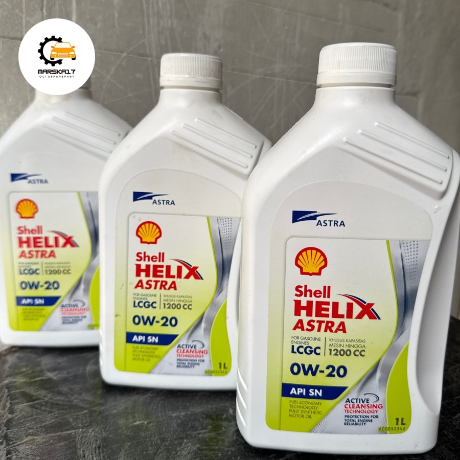 Jual Shell Helix Astra LCGC 0W-20 API SN Full Economy Technology & Full ...