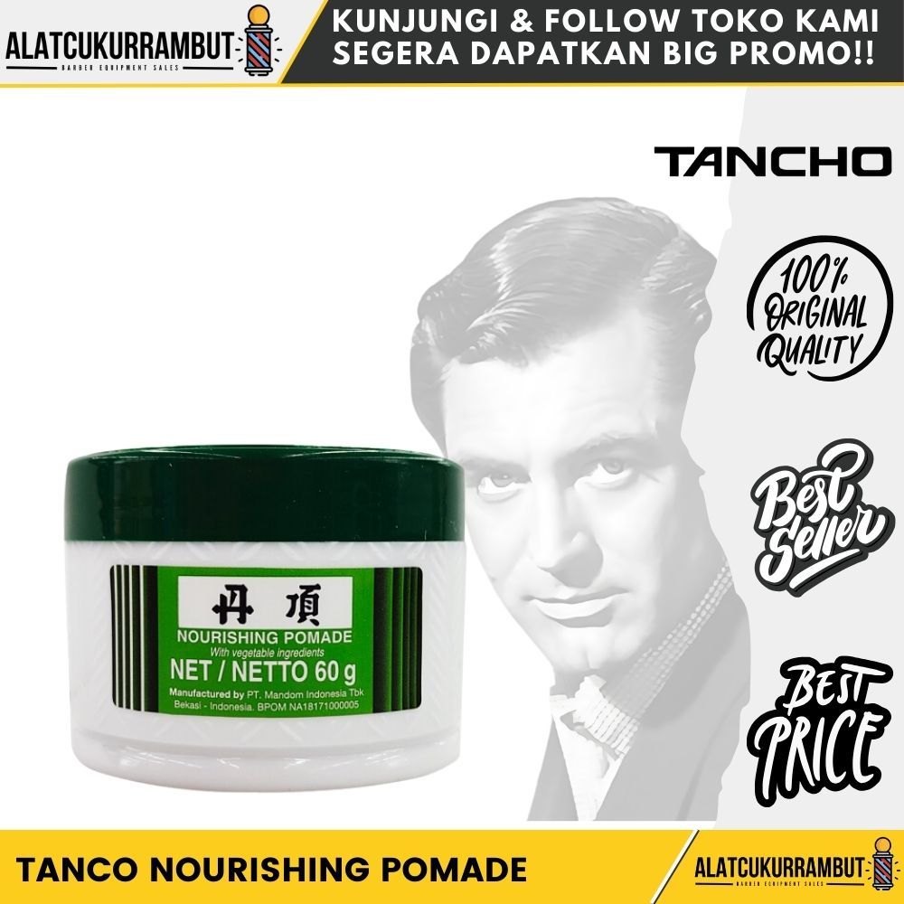 Jual TANCHO Nourishing Pomade Minyak Rambut Pria Klasik Jadul 20 40 60 ...