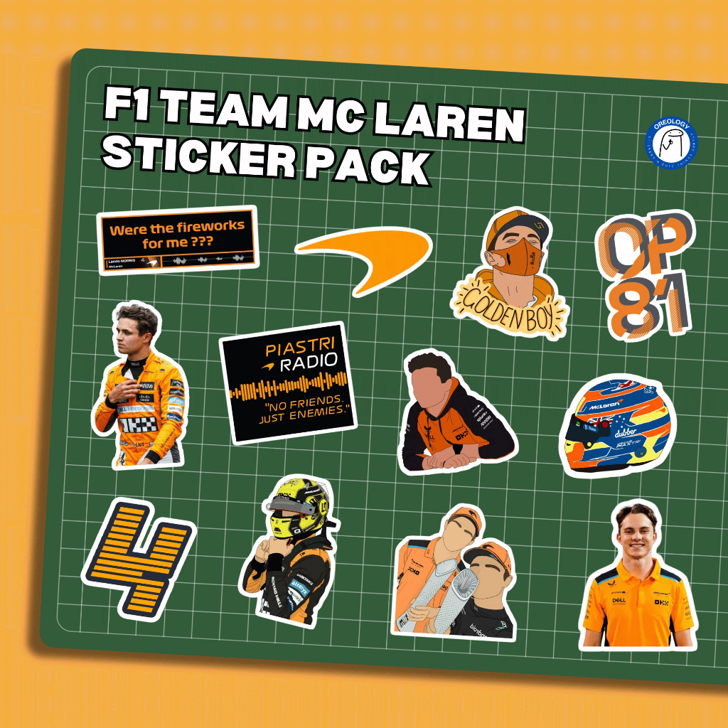 Jual Sticker McLaren F1 team stiker vinyl glossy stickerf1 stikertumblr ...