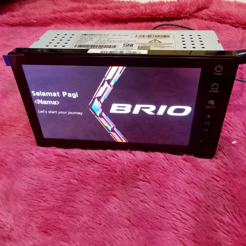 Jual Head Unit Brio Soundstream SH-389-24M | Shopee Indonesia