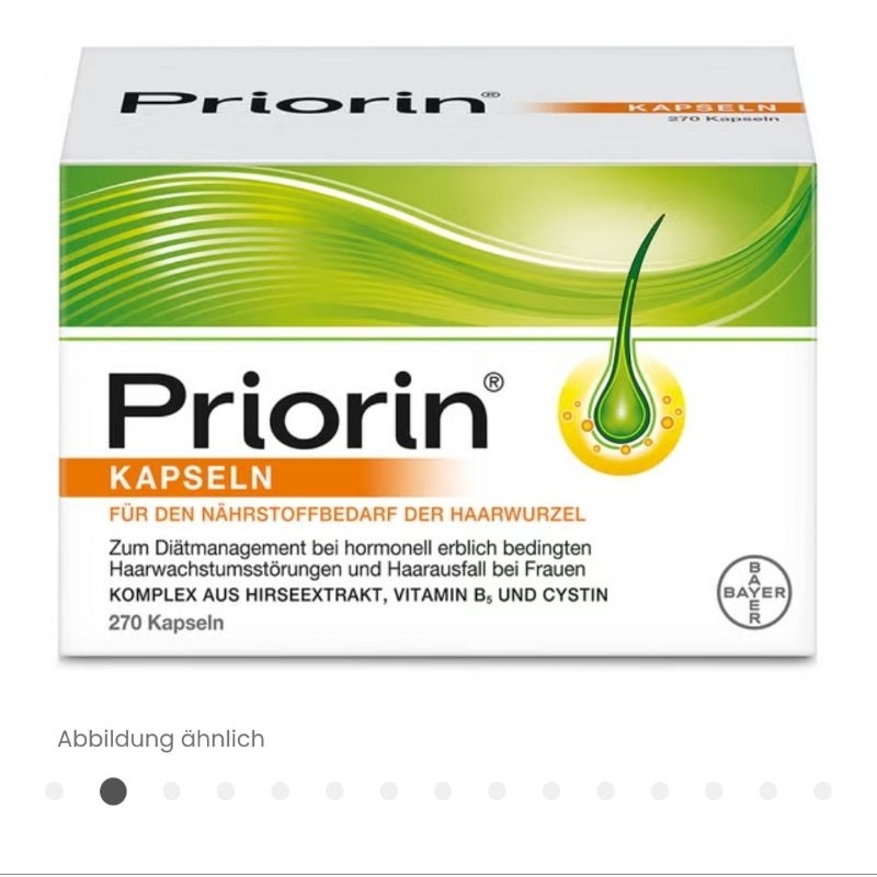 Jual ORIGINAL PRIORIN BAYER HAIR CAPSULES GERMANY 30 to 270 capsules ...