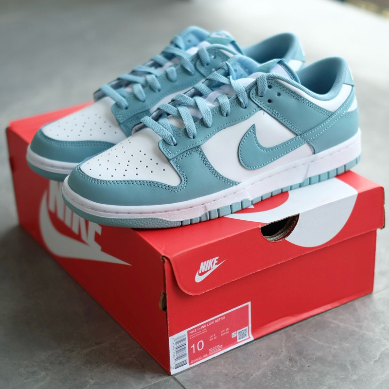 Jual Nike Dunk Low Retro White Denim Turq BNIB Original [ DV0833 106 ...
