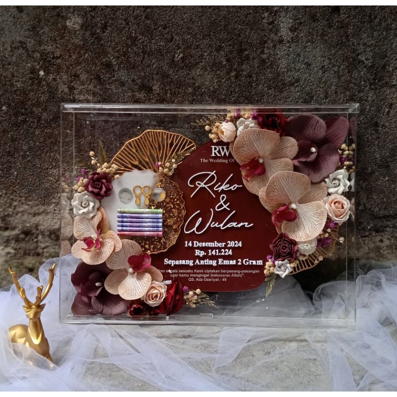 Jual Mahar Resin Series 30X40 / Mahar Akrilik/ Mahar nikah/ Include ...
