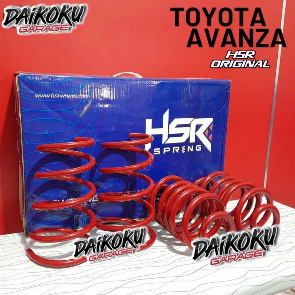 Jual LOWERING KIT HSR RED - TOYOTA AVANZA (2004-2014) PER CEPER AVANZA ...
