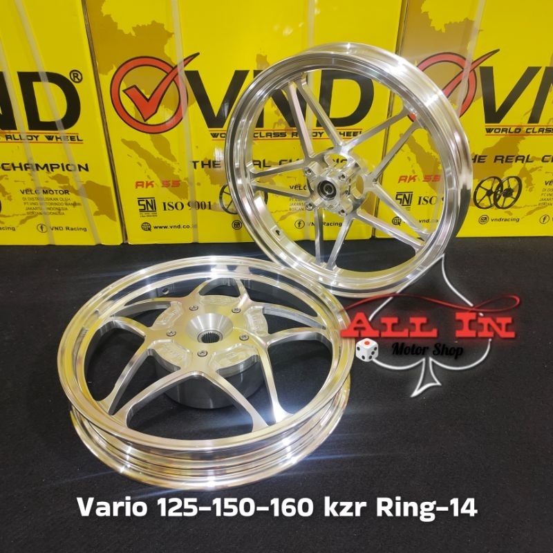 Jual VELG VND V SPEED GEN 2 VARIO 125 150 160 CBS VARIO KZR STYLO 160 CBS RING 14 | Shopee Indonesia
