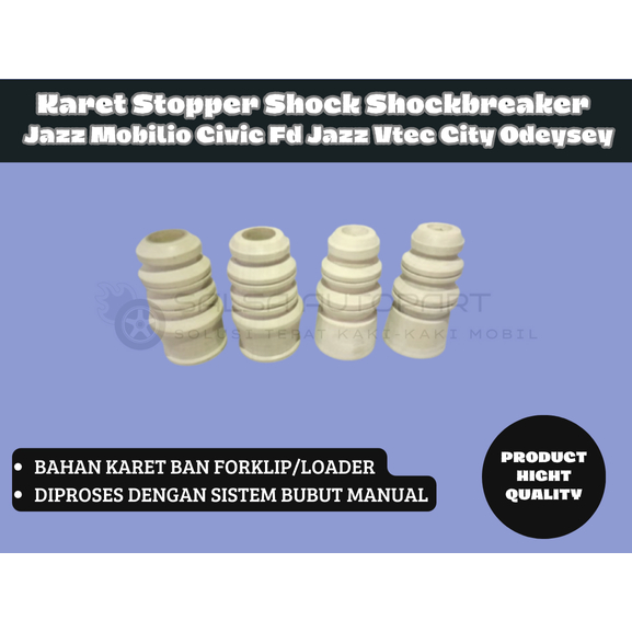 Jual Karet Stopper Shock Shockbreaker Depan Bahan Spon Super Soft Jazz ...